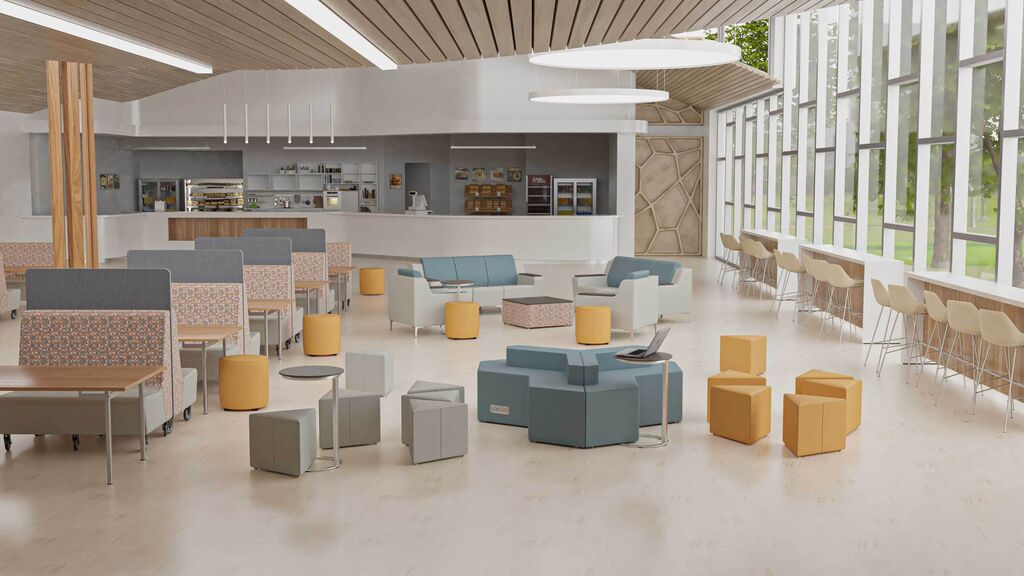 Café/Commons | Fomcore - Soft Seating Experts | Flexible Furniture ...