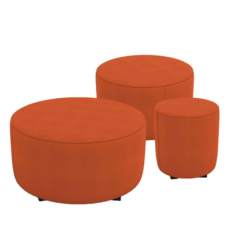 Round Ottoman (Weather Resistant) | Fomcore - Soft Seating Experts ...