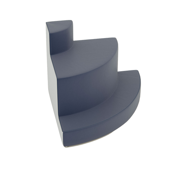 Three Step Outside Curved Corner | Fomcore - Soft Seating Experts ...