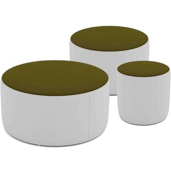 Round Ottoman | Fomcore - Soft Seating Experts | Flexible Furniture ...